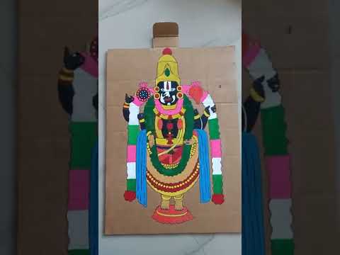 Perumal god painting | How to draw a perumal god easy - YouTube