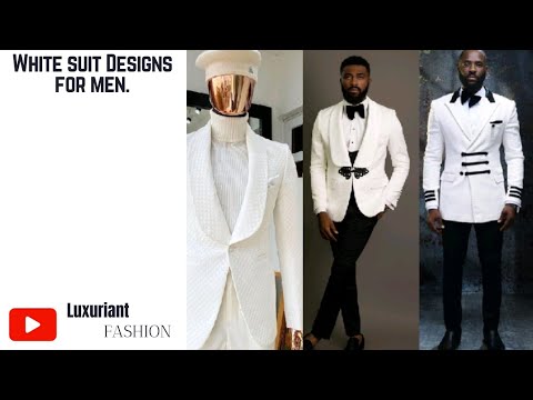 White Suit Designs For Men. - YouTube
