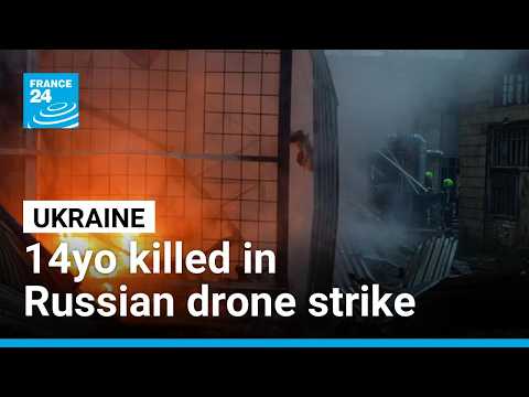 Ukraine: Deadly Russian drone strike hits central Kyiv • FRANCE 24 English
