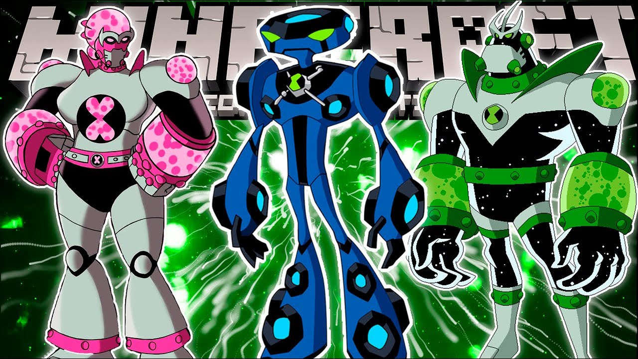 CONSEGUIR FAZER FUSÕES MAIS INCRIVEL DO BEN 10 NO MINECRAFT PE - NOVA ...