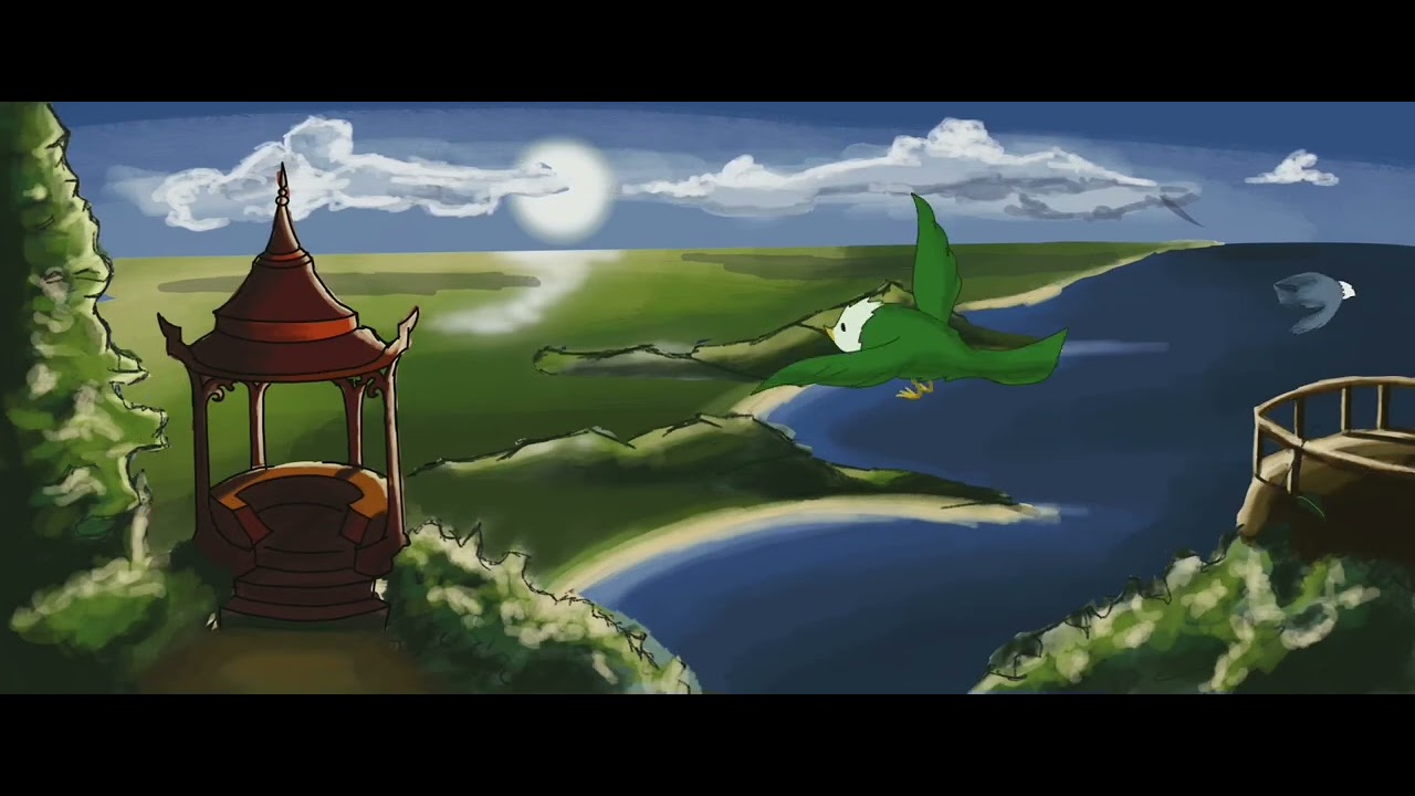 2D animation “Birds & Sea” - YouTube