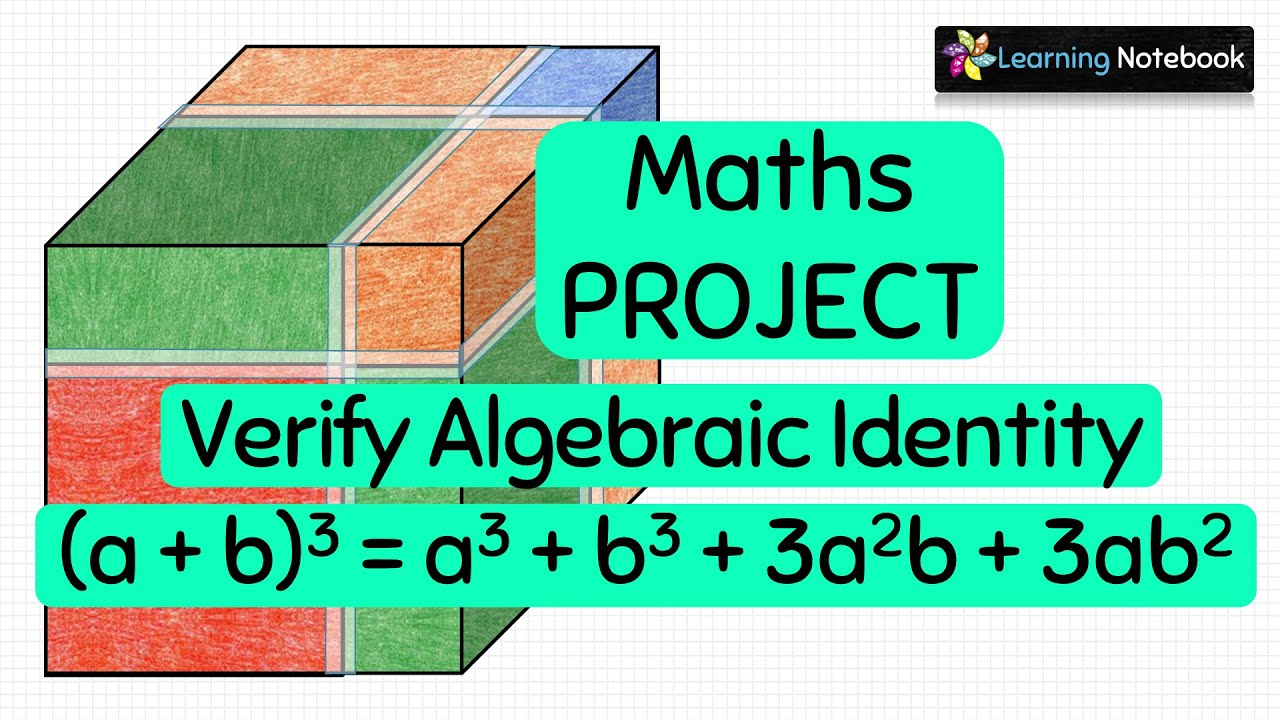 Verify Algebraic Identity a+b^3 || Class 9, 10 Maths Activity, Project ...