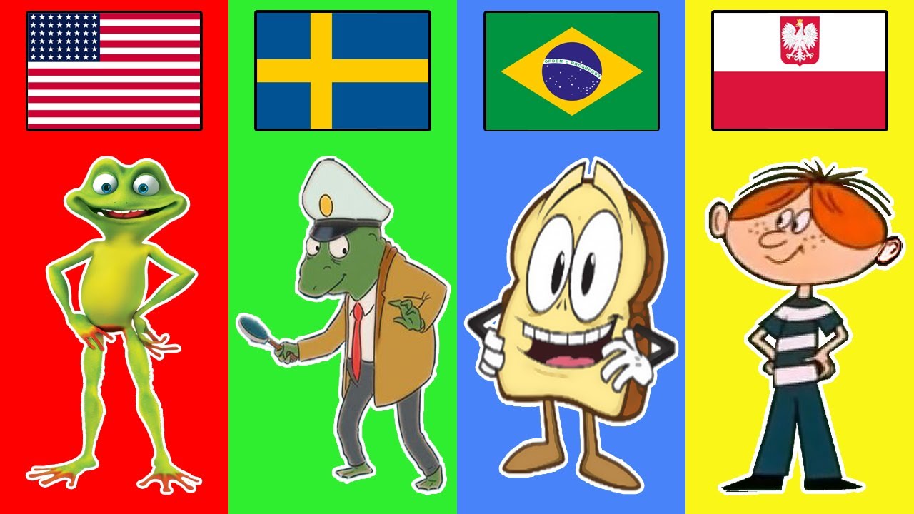Cartoons From Different Countries : part 25 - YouTube