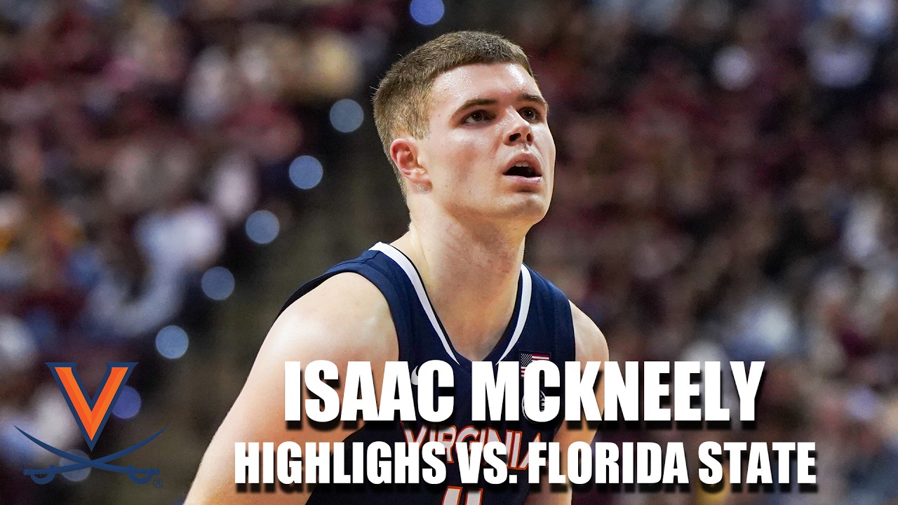 Virginia's Isaac McKneely Lights Up FSU For A Career High - YouTube