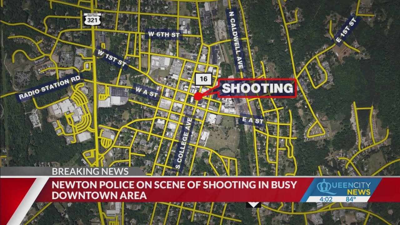 Newton Police on scene of a shooting near First Citizens Bank in busy ...