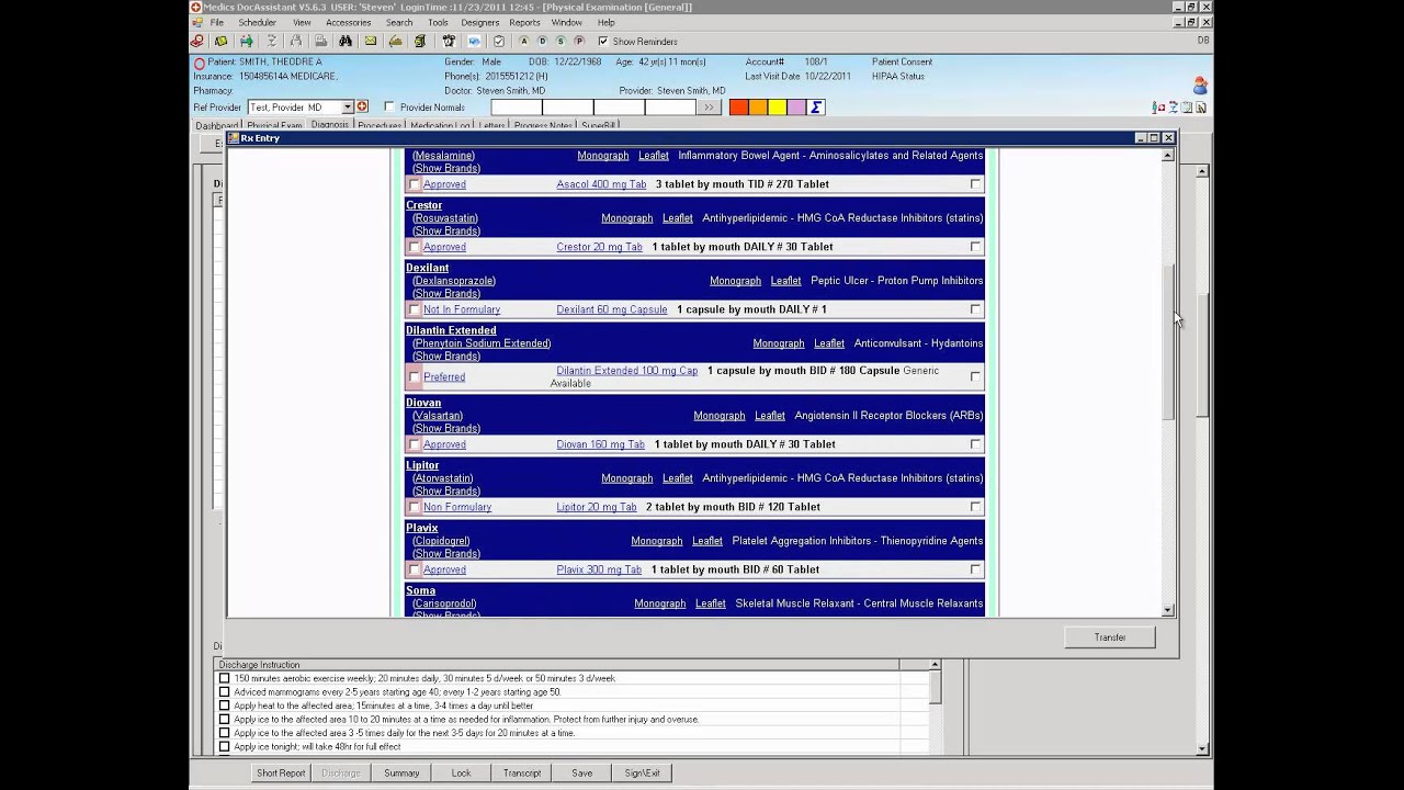 Electronic Prescribing Demo - YouTube