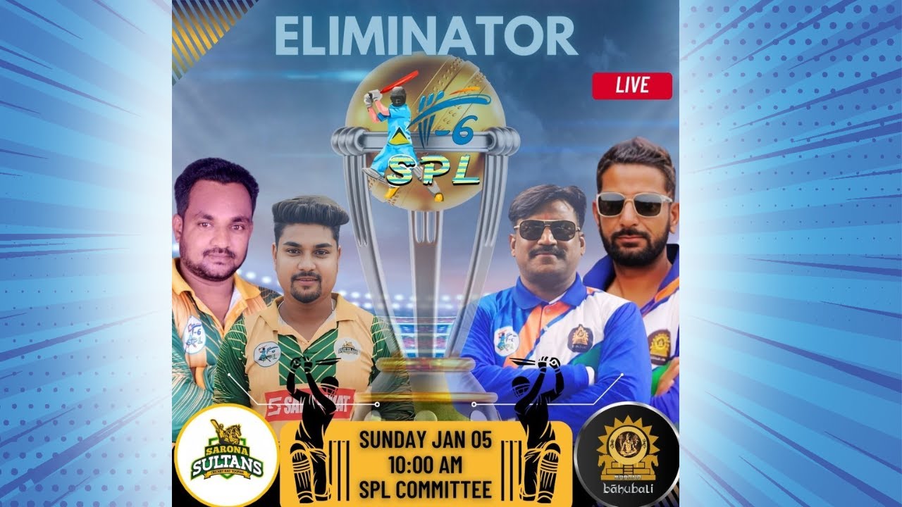 SARONA KINGS VS SARONA SULTANS || SARONA PREMIER LEAGUE S06 || SARONA ...