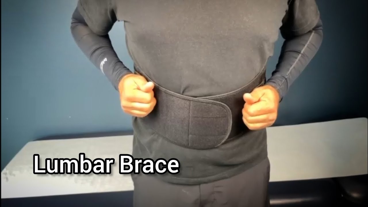 Lumbar Brace Guide: How to Measure and Wear for Back Pain Relief - YouTube