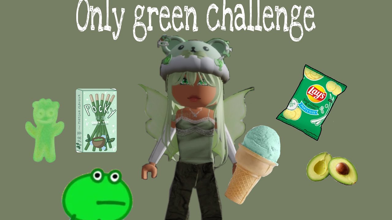 Only green color challenge - YouTube