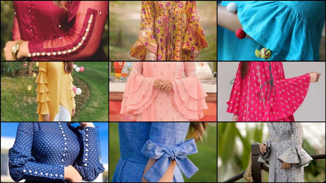 100+ Full Sleeves Suit Designs | Baju K Designs | Suit Neck Designs | # ...