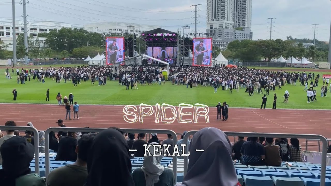 SPIDER - KEKAL , FESTIVAL AKU MUZIK & KAMU 2023 , @ KOMPLEKS SUKAN ...