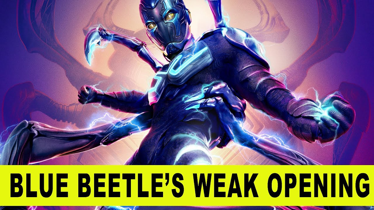 Blue Beetle's Weak Opening Box Office - YouTube