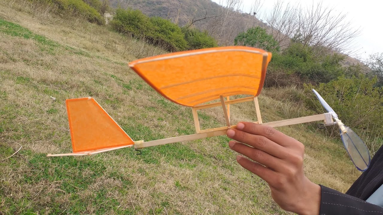 🙉 flying simple airplane without rc 💯 / coreless motor - YouTube