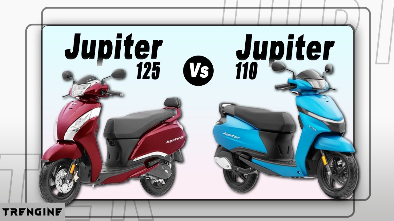 New Jupiter 110 vs Jupiter 125 | Detailed Comparison | Trengine - YouTube