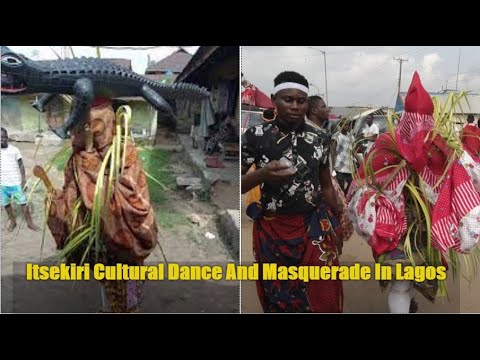 Itsekiri Cultural Dance And Masquerade In Lagos - YouTube