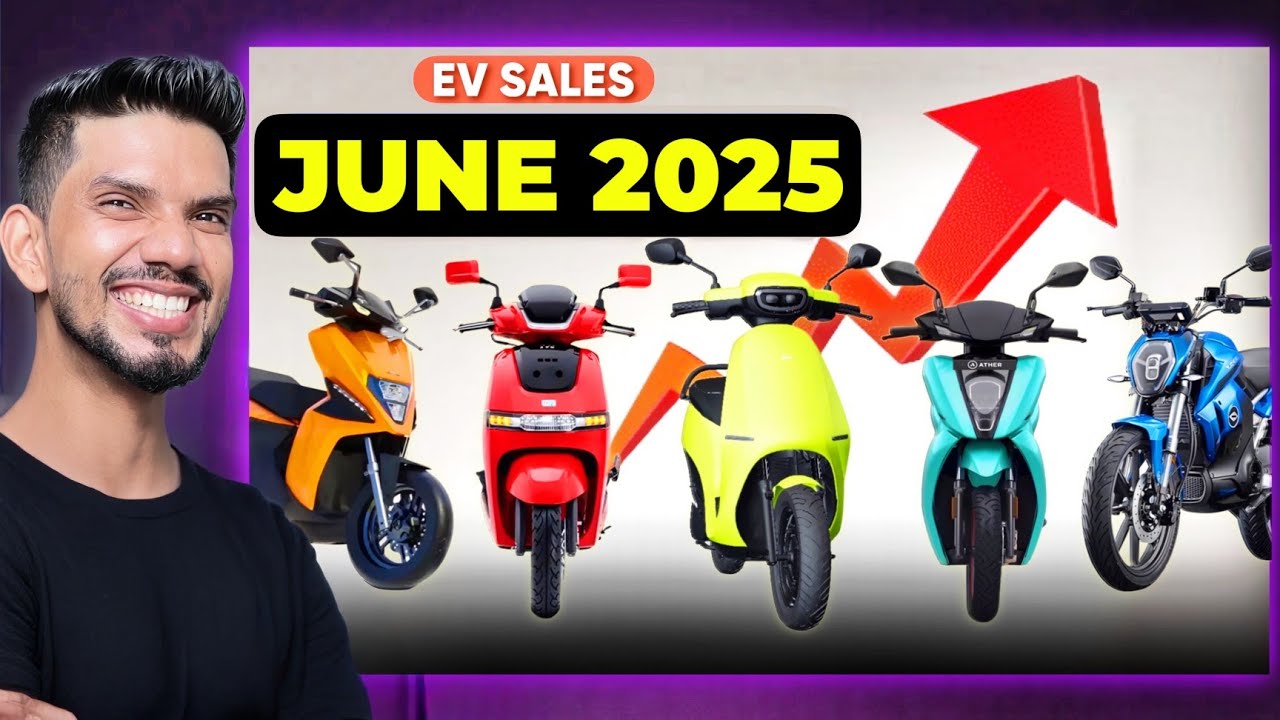 Top 10 Electric Scooters & Bikes in june 2025 | EV sales report ⚡ - YouTube