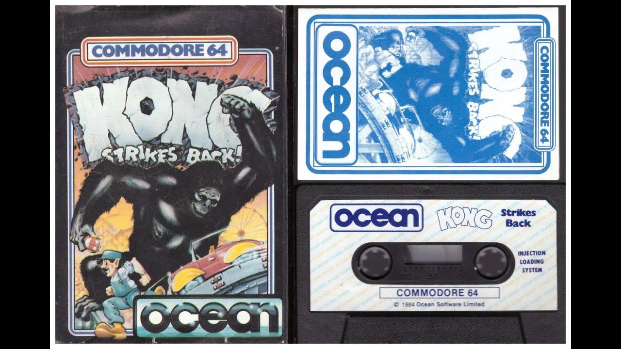 Kong Strikes Back - Commodore 64 Cassette C64 (Full Loading & Gameplay ...