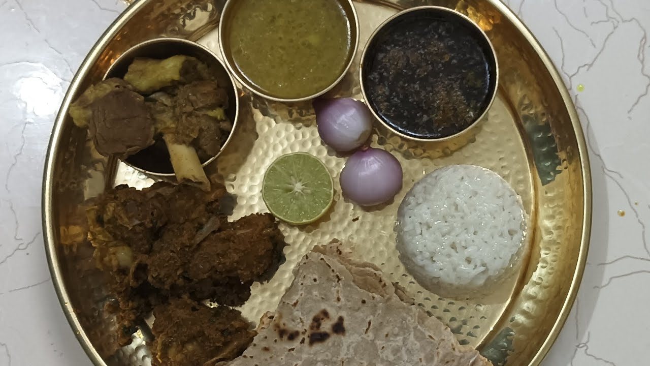 Delicious Mutton Recipe | Mutton Thali | #Healthy Kitchen @GauriDs ...