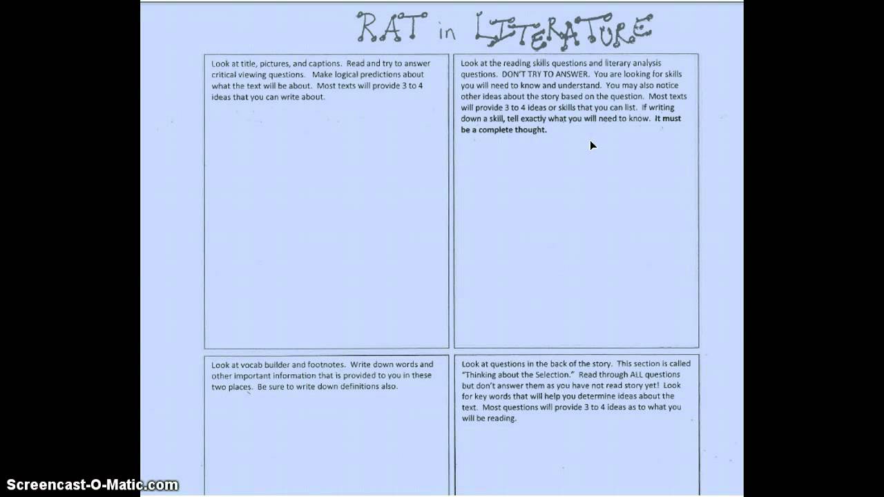 Read Around the Text in Literature - YouTube