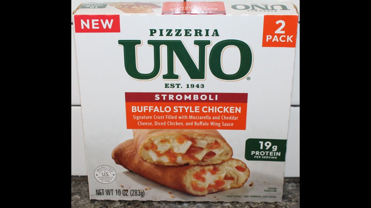 Pizzeria UNO Stromboli Buffalo Style Chicken Review - YouTube