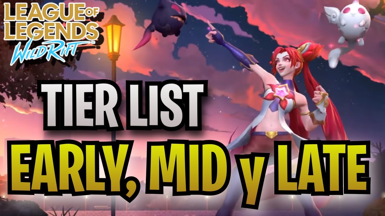 Campeones de Early, Mid y Late Game - Wild Rift - YouTube