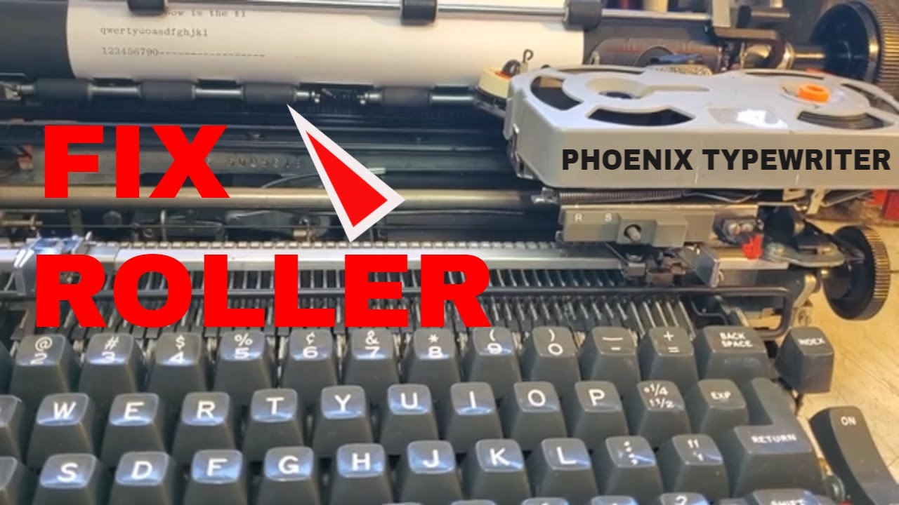 IBM Selectric Typewriter Repaired Paper Release Mechanism, Adjusted ...