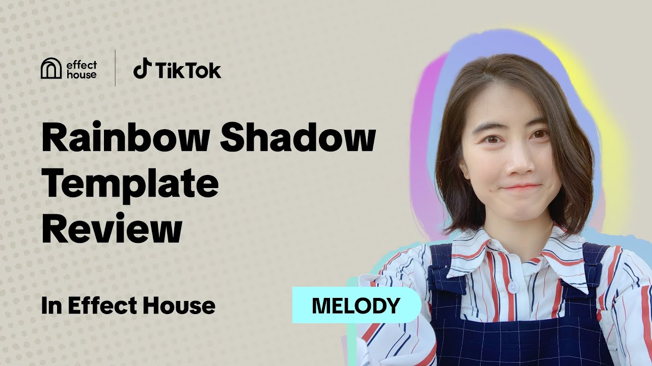 How to Use the Rainbow Shadow Template in Effect House - YouTube