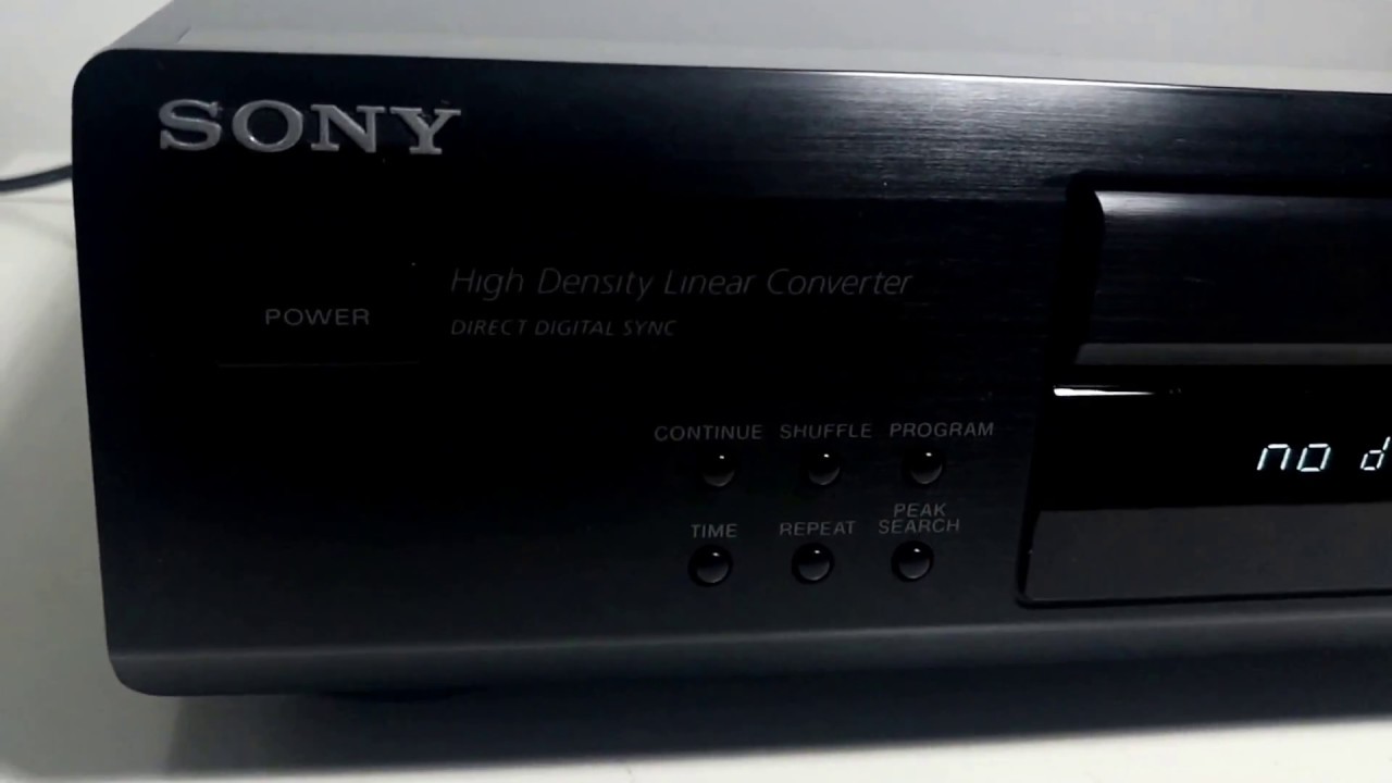 Sony CDP-M205 - YouTube
