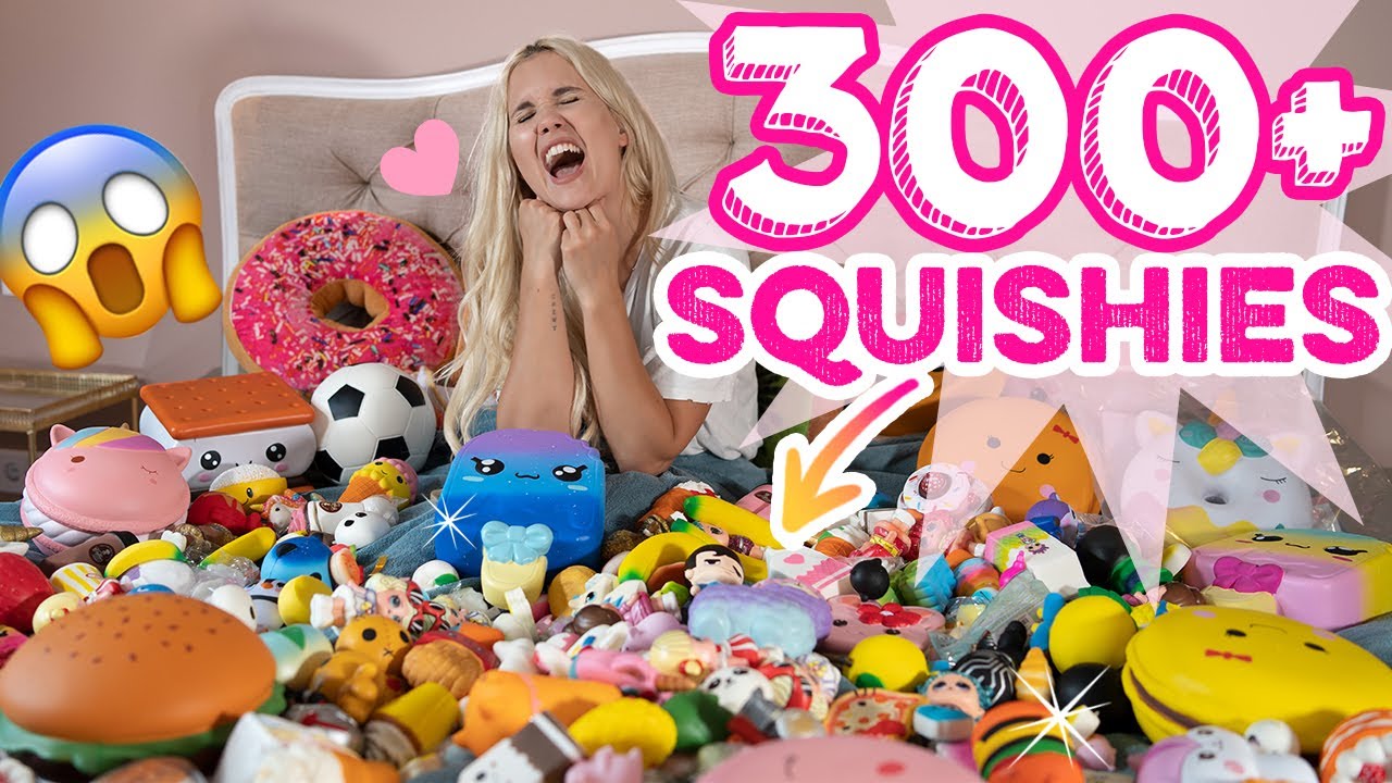 VIEL ZU VIELE SQUISHIES! Mein SQUISHY SAMMLUNG! 300+ Spielzeuge sortieren für DIY & Basteln ...