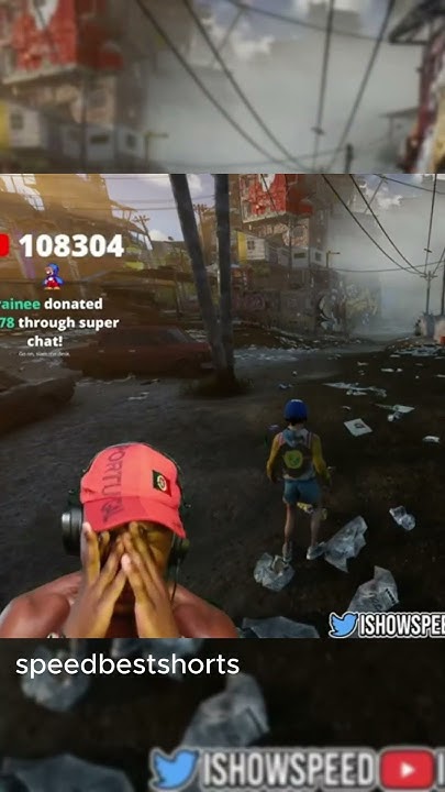 iShowSpeed goes crazy after falling down to the beginning playing Only Up 😃😃 #shorts - YouTube