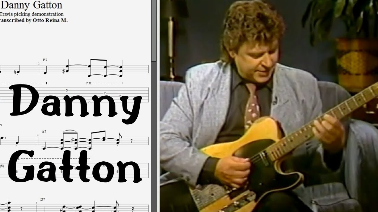 Danny Gatton - INSANE use of HYBRID PICKING, banjo rolls & open strings ...