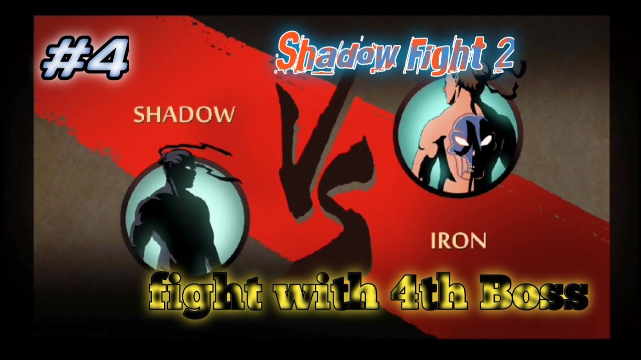Shadow Fight 2|#4| fight with fourth Boss - YouTube