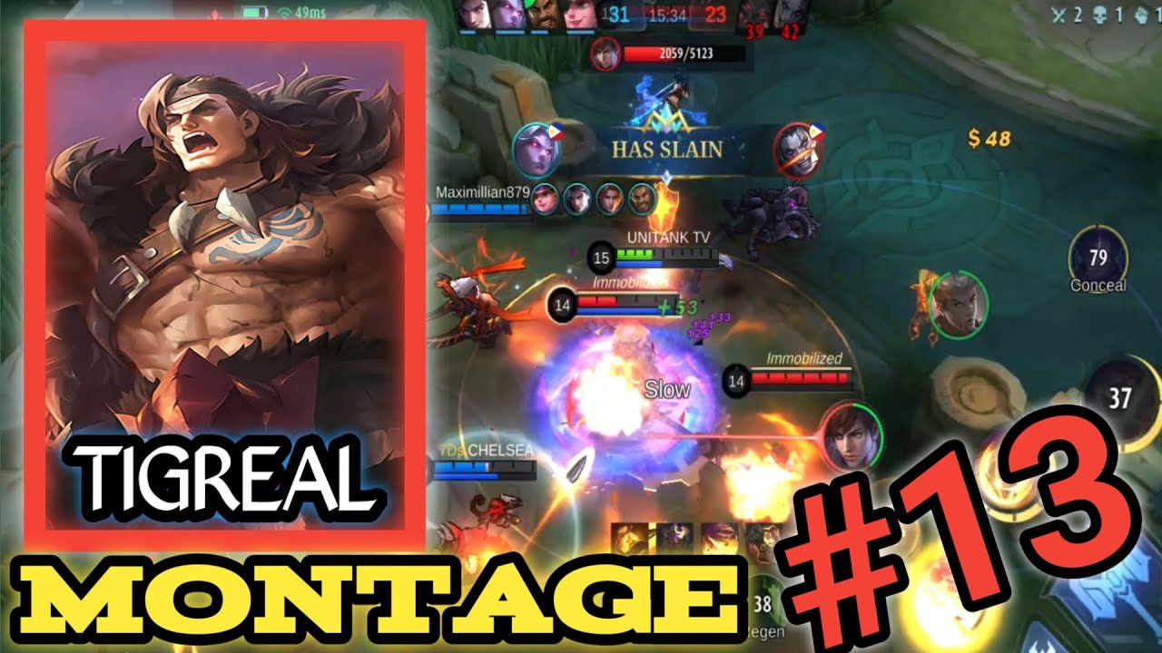 Tigreal tank montage | tigreal montage 13 | mlbb tank best set ...