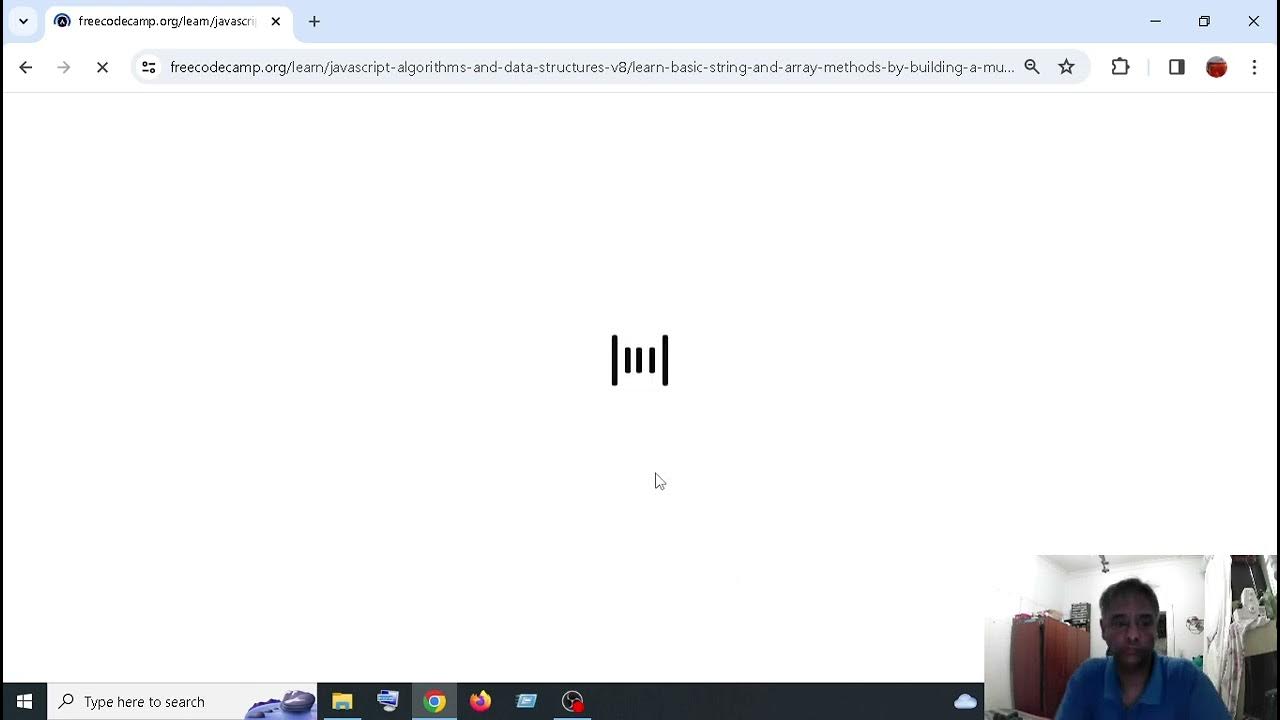 Learn Basic String and Array Methods by Building a Music Player step 62. How to freecodecamp ...