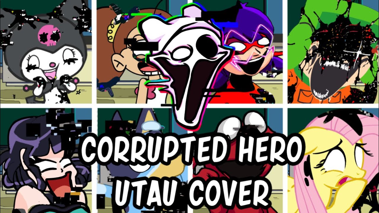 Corrupted Hero but Every Turn a Different Character Sings (FNF ...