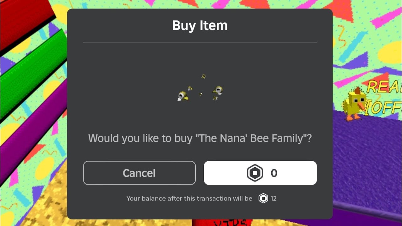 Free UGC Limited | The Nana' Bee Family | Roblox - YouTube