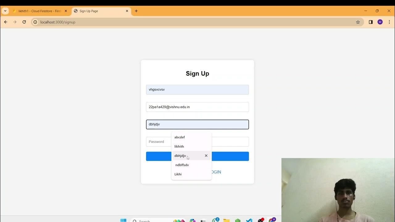 weather app (node and express using firestore) - YouTube