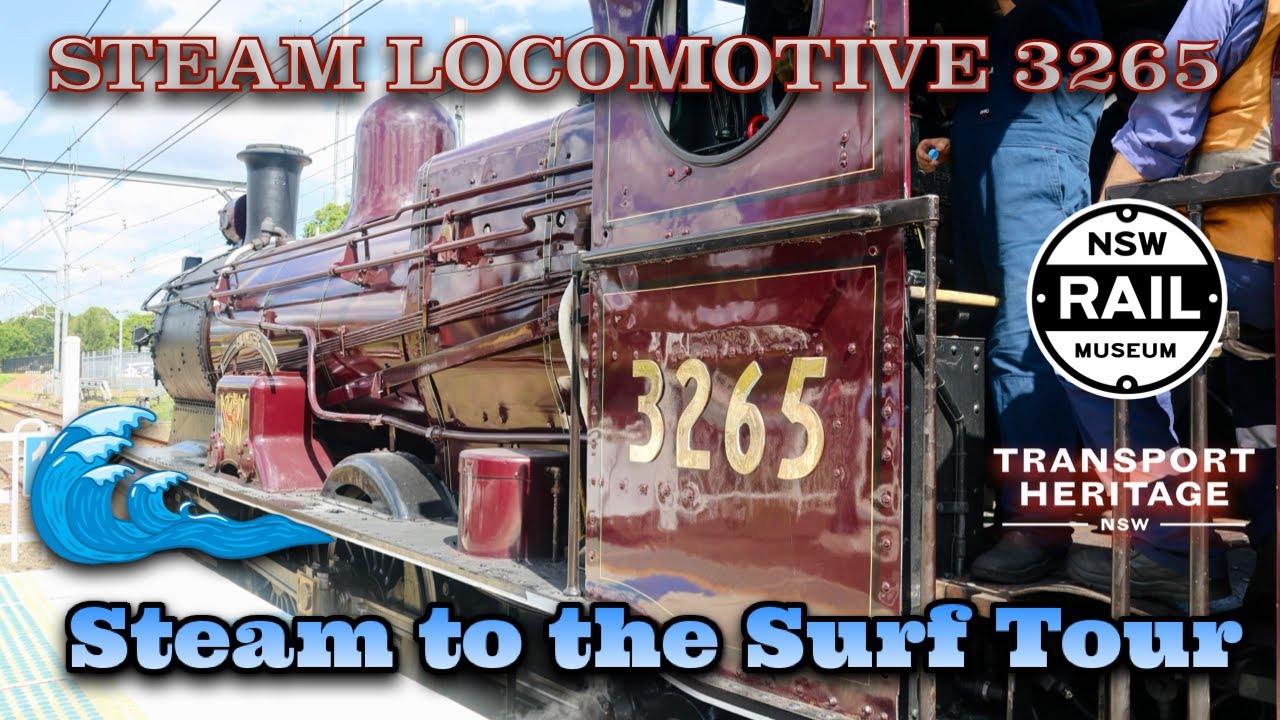 Steam Locomotive 3265 - Steam to the Surf Tour to Wollongong, 11th ...