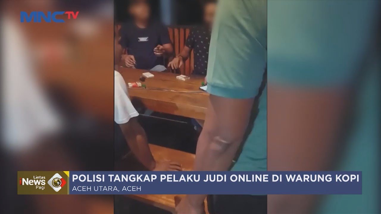 Asik Main Judi Online di Warung Kopi, 14 Orang Pemain Diamankan Polisi - LIP 23/06 - YouTube