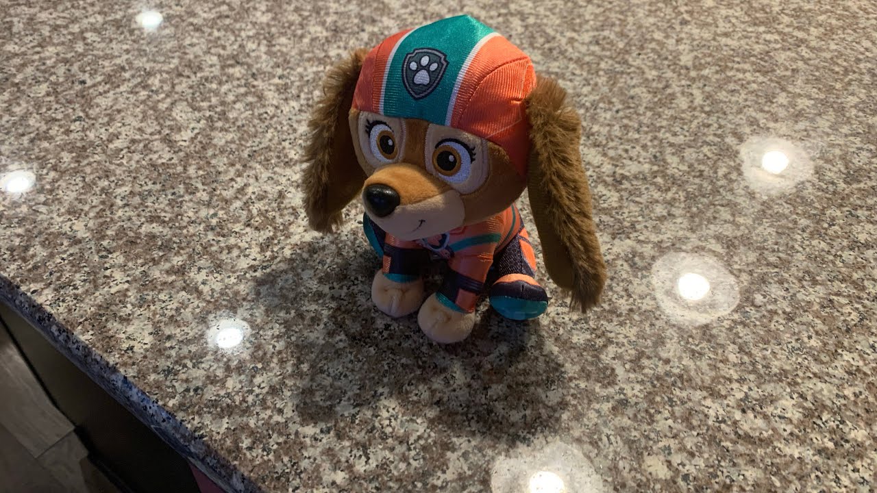 Paw Patrol The Mighty Movie Liberty plush toy review - YouTube