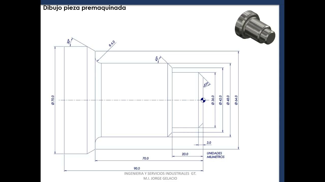 Programa en torno CNC utilizando ciclos G76 G77 G78 Fanuc canal “C” primera parte. - YouTube