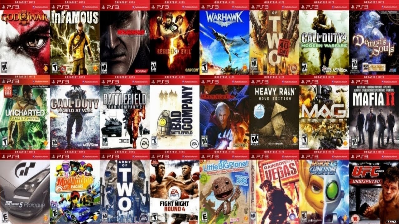 Top 50 Best PS3 Greatest Hits Games of All Time || PlayStation 3 ...