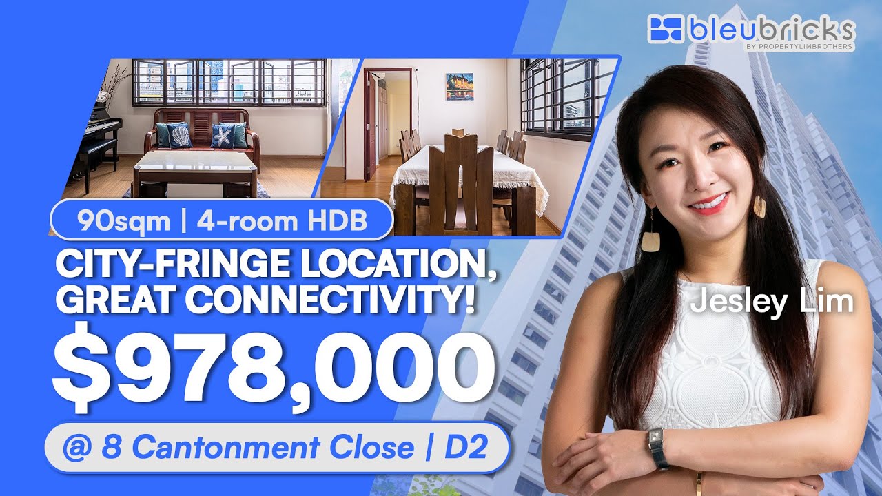 Singapore HDB | 8 Cantonment Close | 4-Room HDB | $978,000 | bleubricks ...