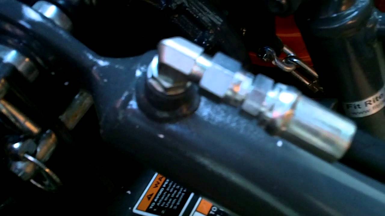 2 Top link Cylinder Hose Connections - YouTube