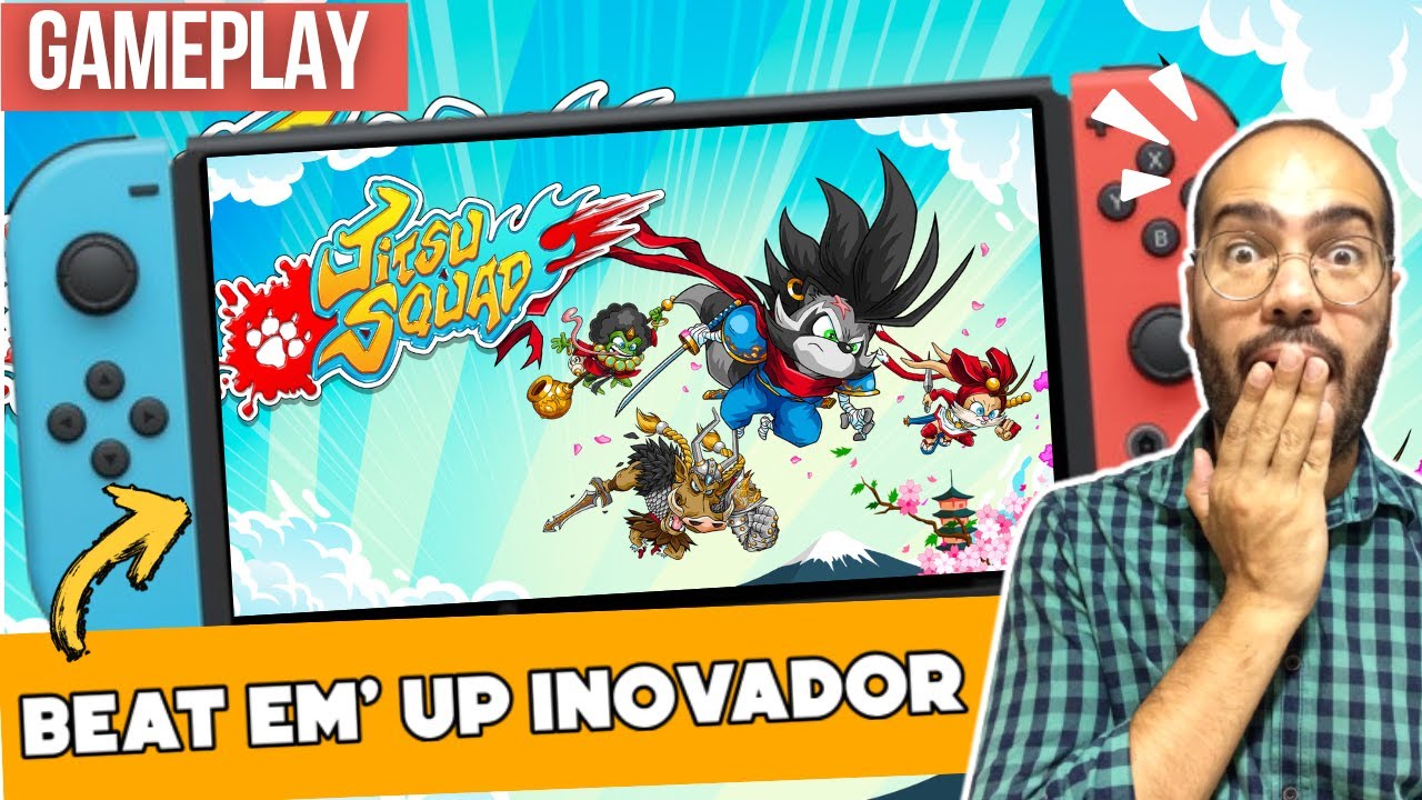 CONFERINDO A GAMEPLAY DE JITSU SQUADE PARA O NINTENDO SWITCH, OLED E ...