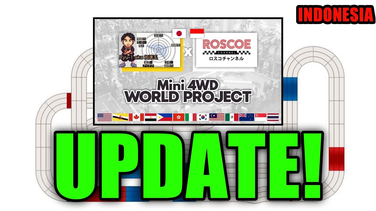 Layout Diungkap! - Update Mini 4WD World Project - INDONESIA【ミニ四駆】Mini ...