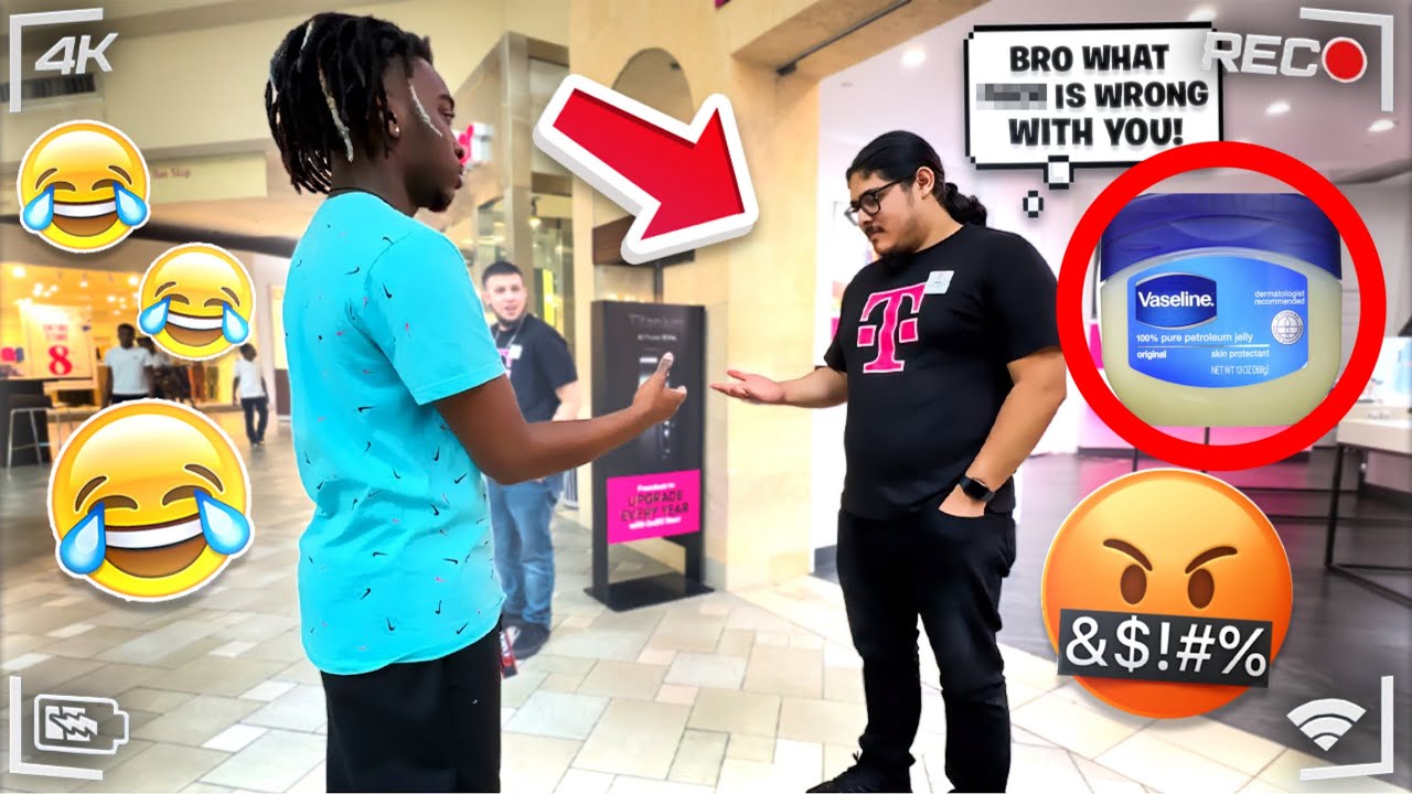 Shaking Strangers Hands With Vaseline Prank!! - YouTube