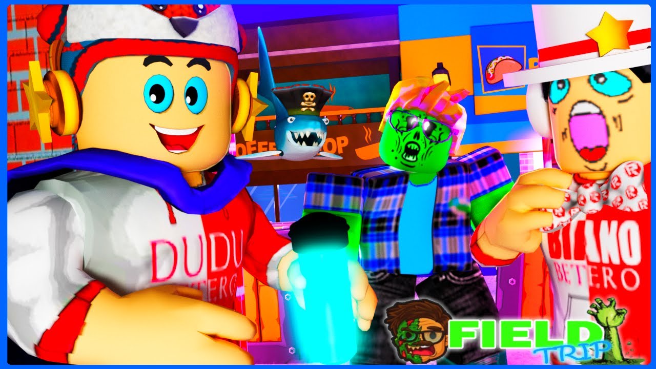 BOSS ZUMBI VIROU DO BEM😄DUDU SALVOU O BOSS NO FIELD TRIP ROBLOX - YouTube