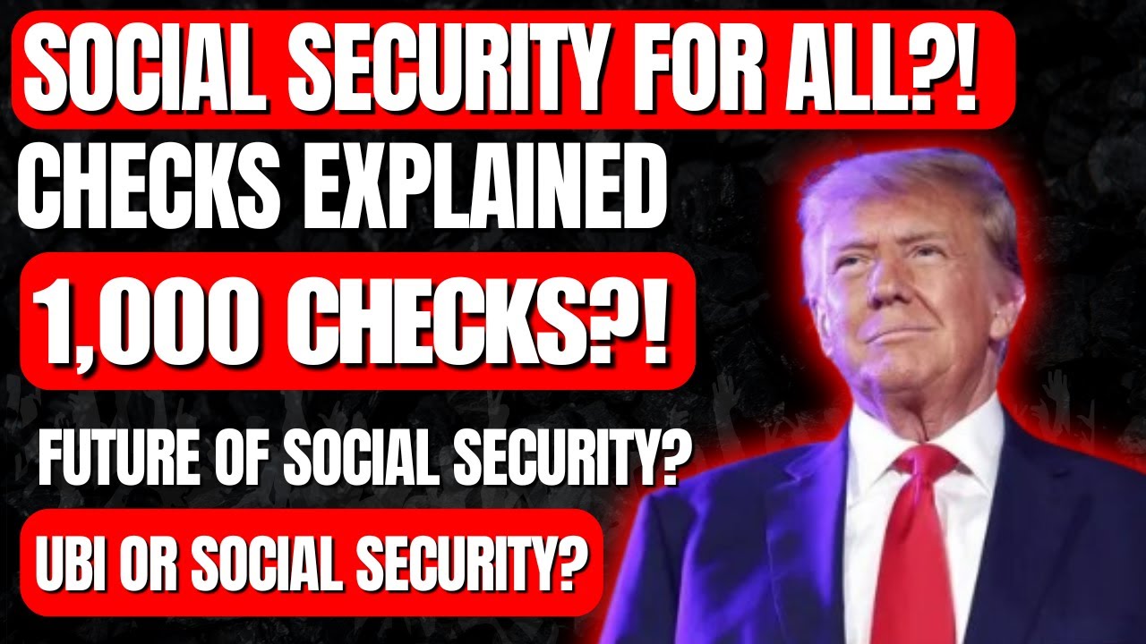 Social Security for EVERYONE?! $1,000 Monthly Checks Explained - YouTube