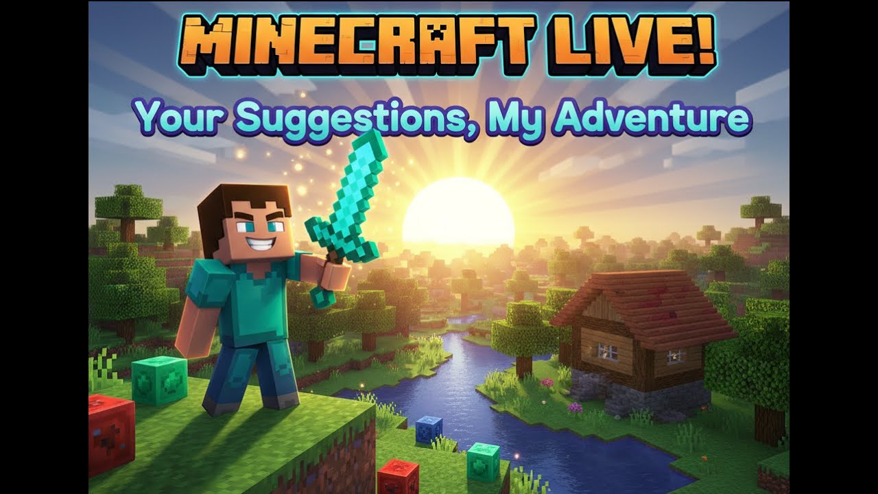 🌍 Playing Minecraft Live | Chill Survival & Building - YouTube